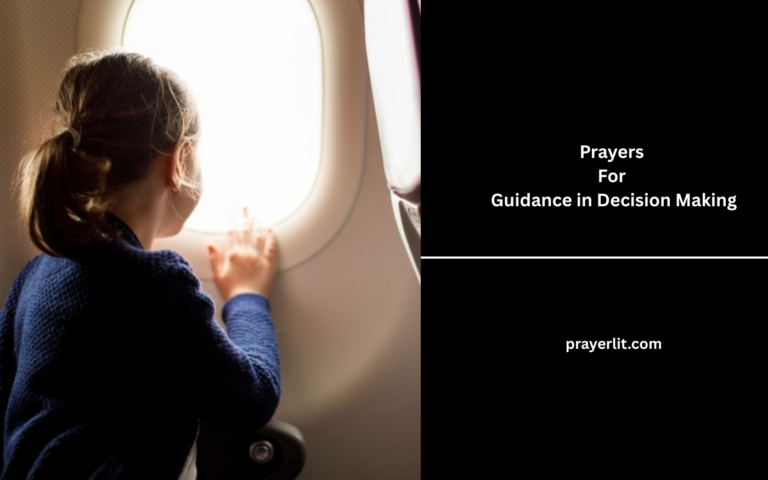 35 Efficient Prayers For Guidance in Decision Making - PrayerLit