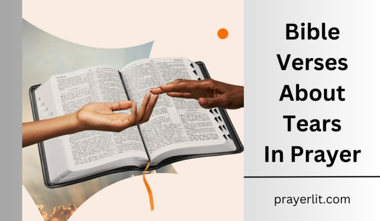 30 Powerful Bible Verses About Tears In Prayer (2025) - PrayerLit