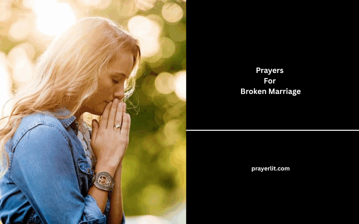 30 Efficient Prayers For Broken Marriages (2025) - PrayerLit