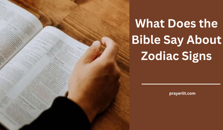 What Does the Bible Say About Zodiac Signs? - PrayerLit