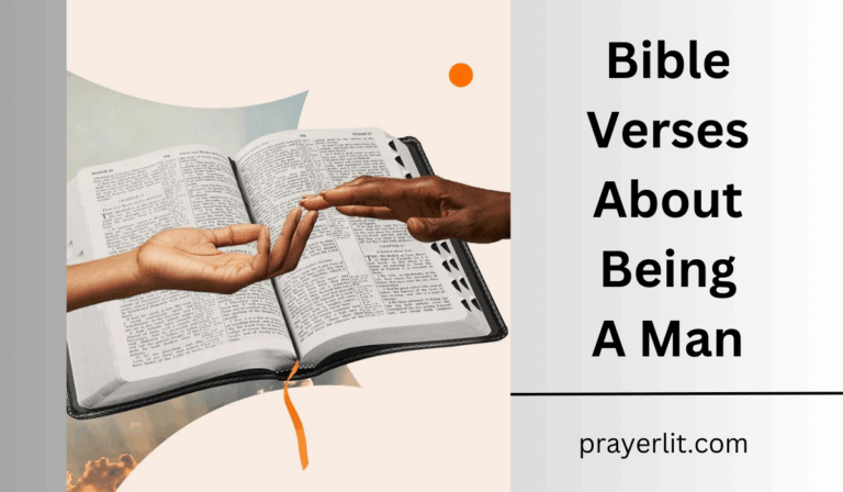 30 Powerful Bible Verses About Being A Man (2026) - PrayerLit