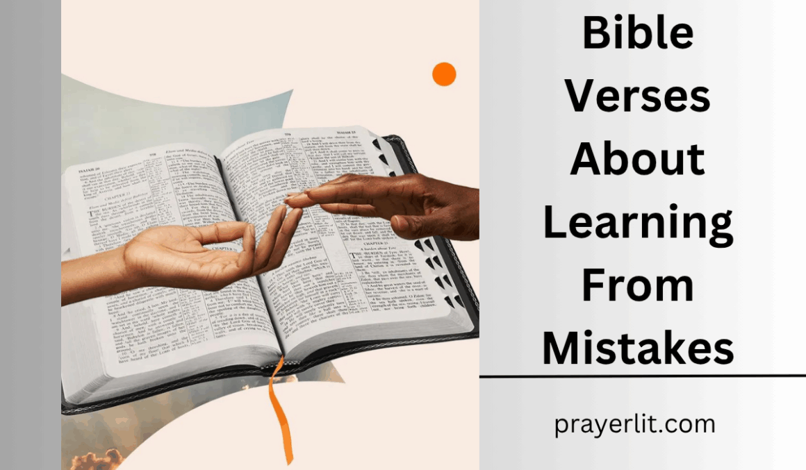 30 Powerful Bible Verses About Learning From Mistakes (2025) - PrayerLit