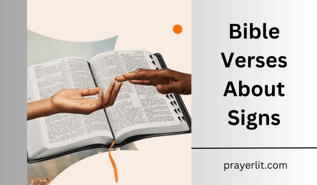 30 Inspiring Bible Verses About Signs (2026) - PrayerLit
