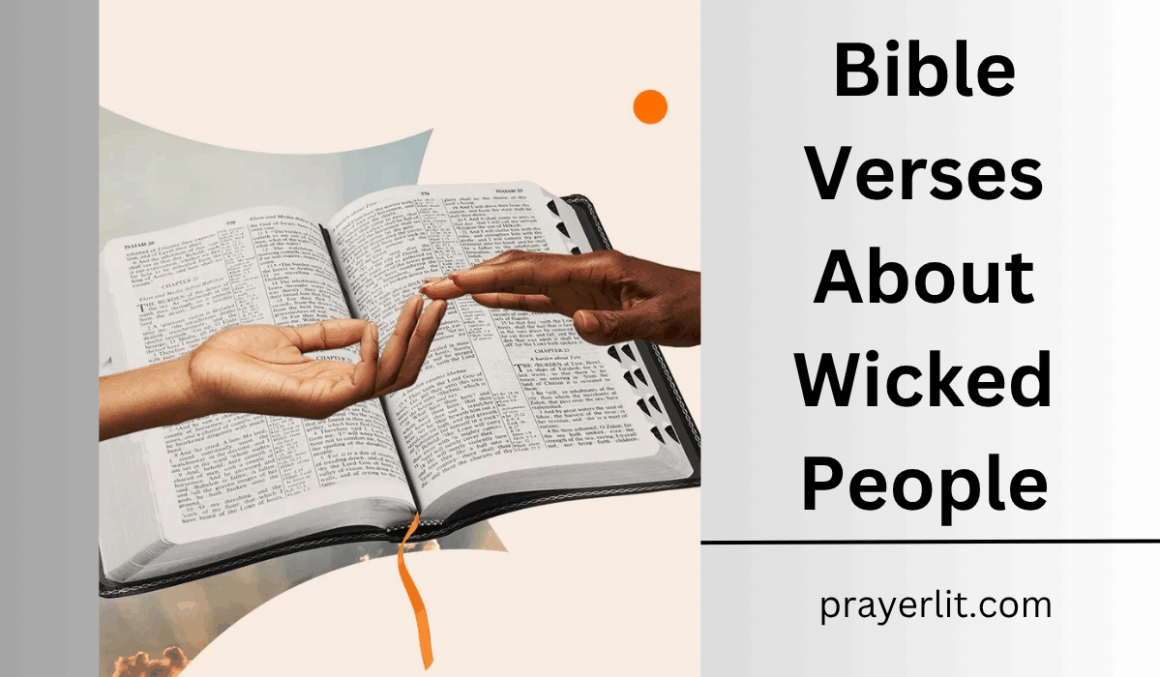 30 Powerful Bible Verses About Wicked People (2026) - PrayerLit