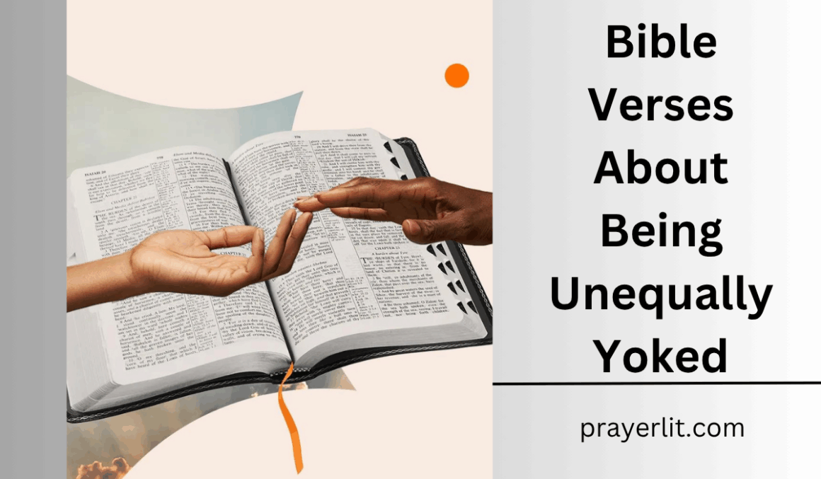 30 Powerful Bible Verses About Being Unequally Yoked (2025) - PrayerLit