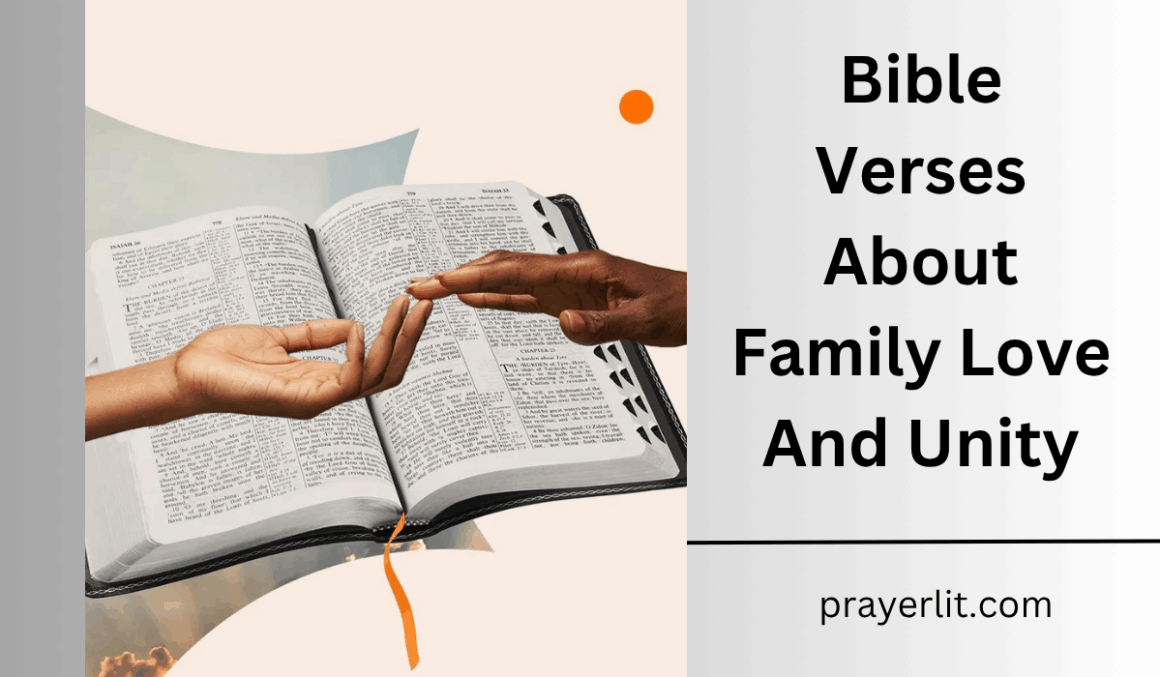 30 Most Effective Bible Verses About Family Love And Unity (2026 ...