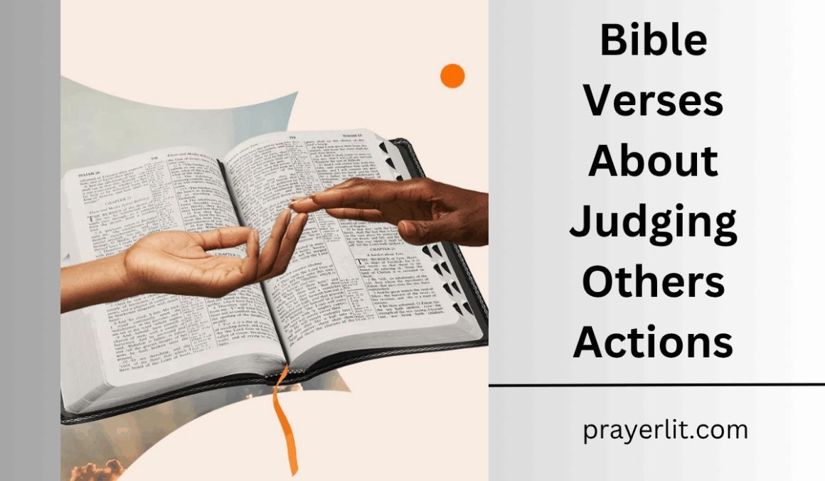 30 Powerful Bible Verses About Judging Others Actions (2025) - PrayerLit
