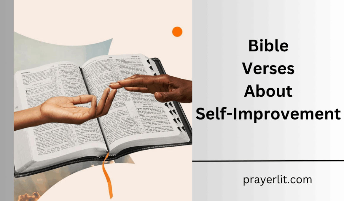 30 Inspiring Bible Verses About Self-Improvement (2026) - PrayerLit