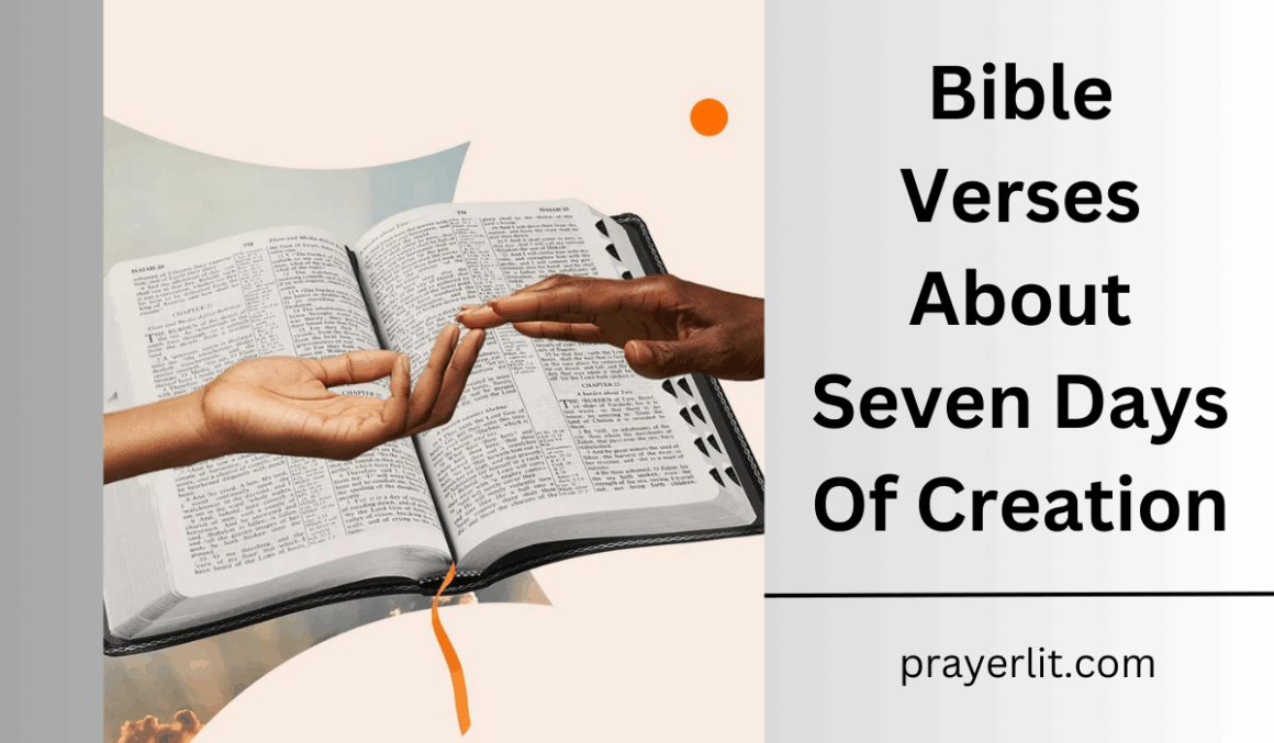 30 Inspiring Bible Verses About Seven Days Of Creation (2025) - PrayerLit
