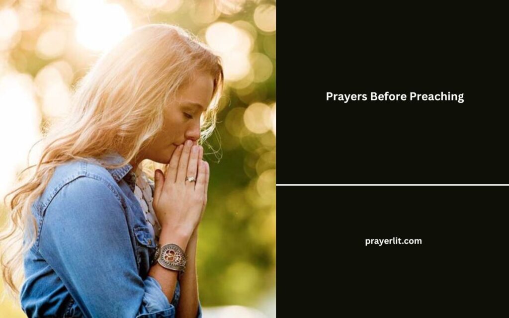 32 Efficient Prayers Before Preaching (2026) - PrayerLit