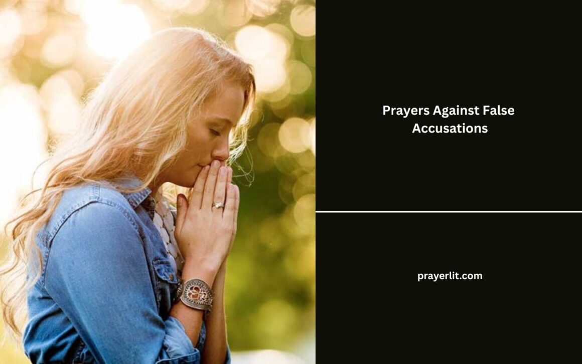 38 Efficient Prayers Against False Accusations (2026) - PrayerLit