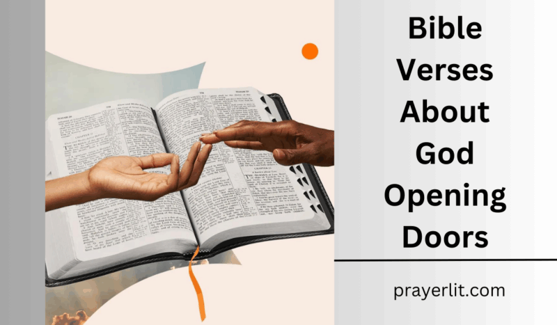 30 Inspiring Bible Verses About God Opening Doors (2026) - PrayerLit