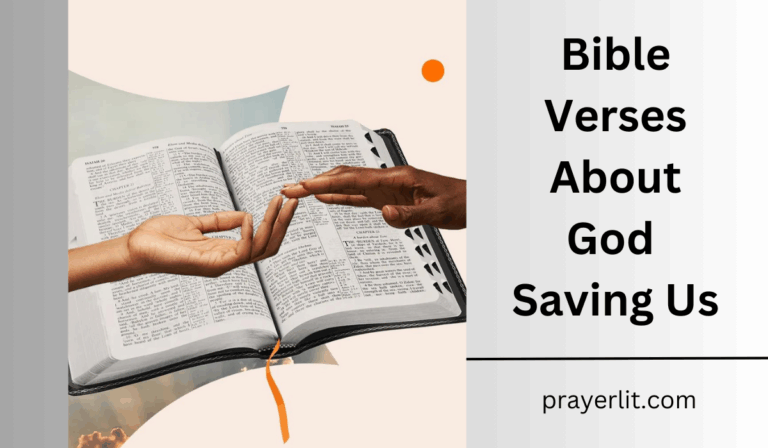 30 Inspiring Bible Verses About God Saving Us (2026) - PrayerLit