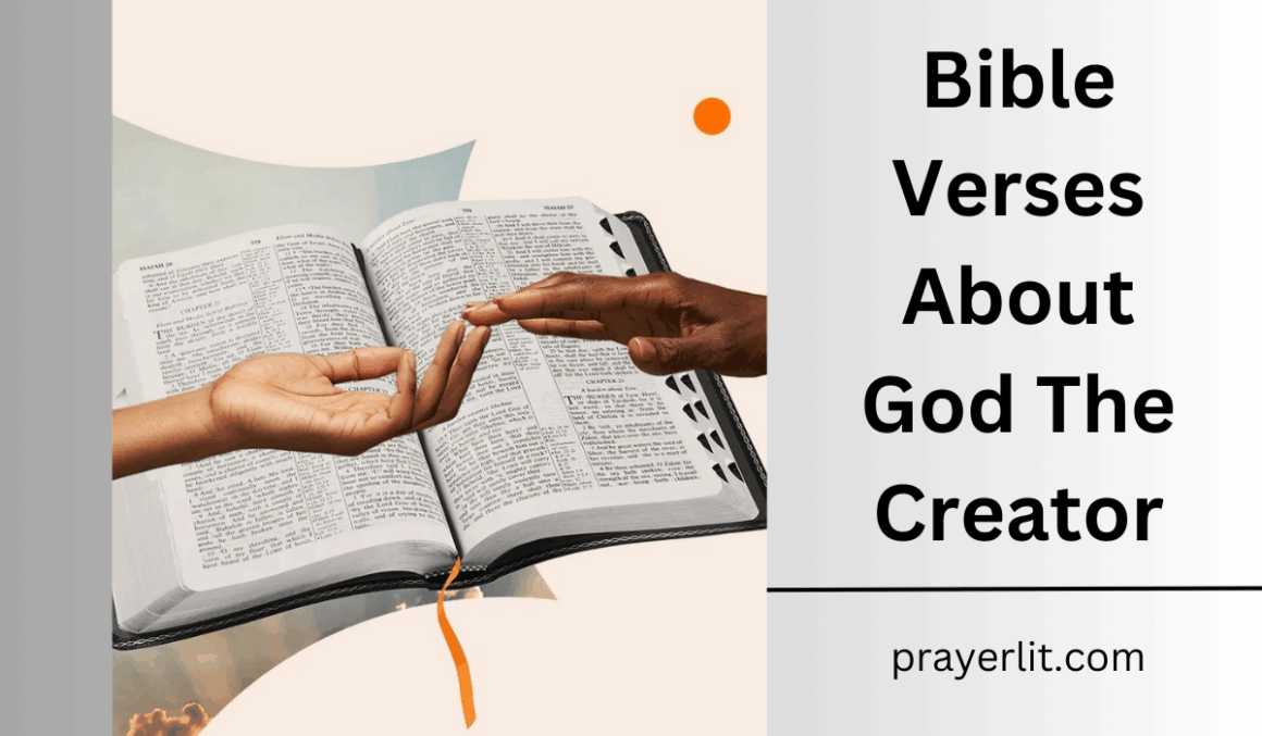 30 Powerful Bible Verses About God The Creator (2026) - PrayerLit