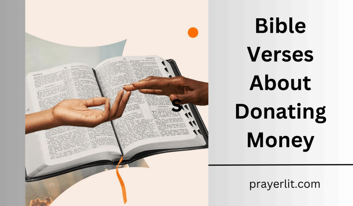 30 Inspiring Bible Verses About Donating Money (2026) - PrayerLit