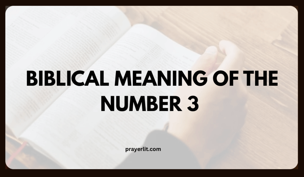 What Does the Number 3 Mean in the Bible? - PrayerLit