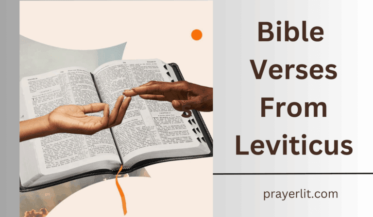 30 Most Powerful Bible Verses From Leviticus (2025) - PrayerLit