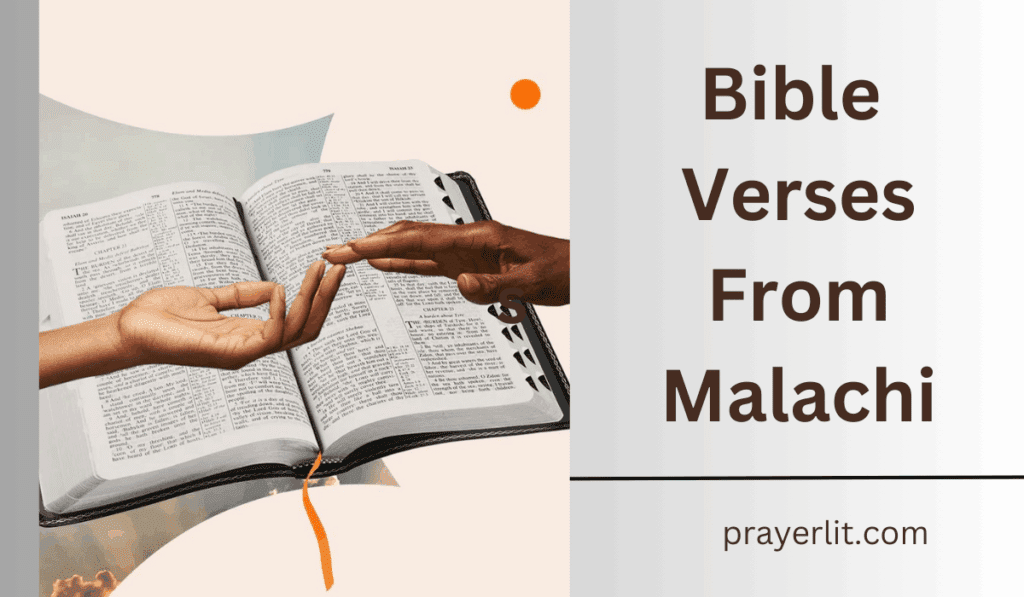 30 Most Powerful Bible Verses From Malachi (2025) - PrayerLit