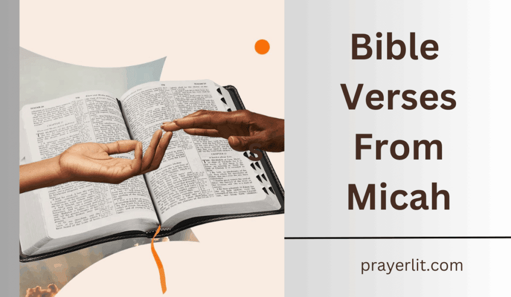15 Most Powerful Bible Verses From Micah (2026) - PrayerLit