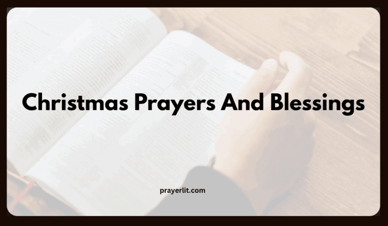 50 Powerful Christmas Prayers And Blessings 2026 - PrayerLit