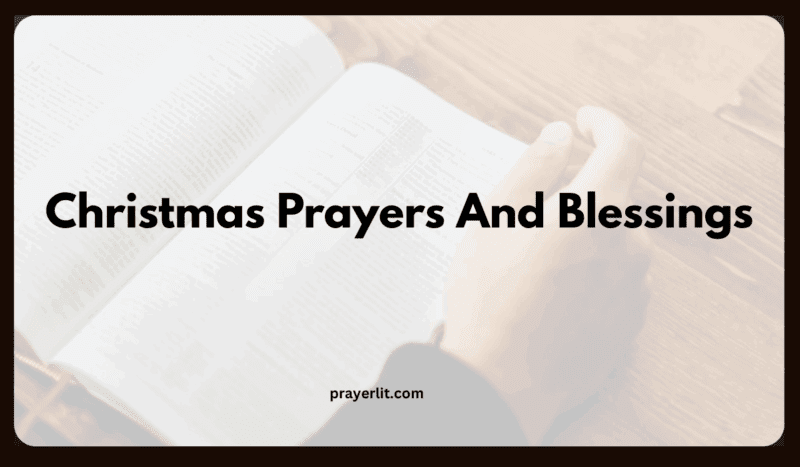 50 Powerful Christmas Prayers And Blessings 2025 - PrayerLit