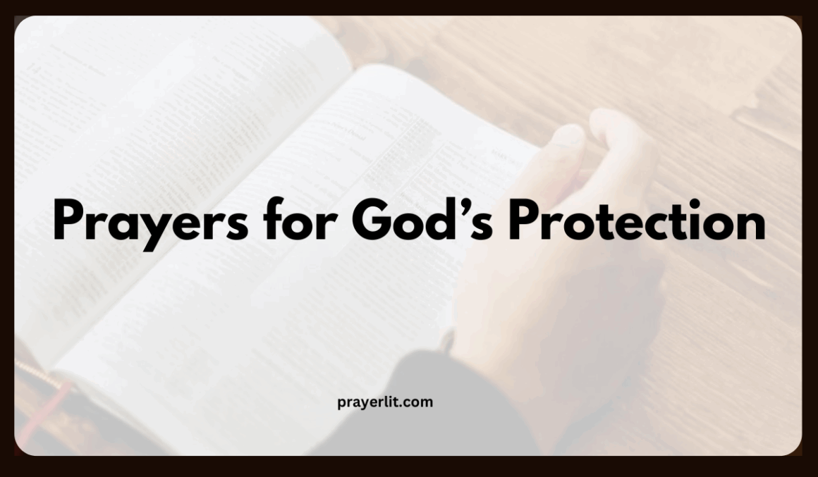 35 Powerful Prayers for God's Protection (2025) - PrayerLit
