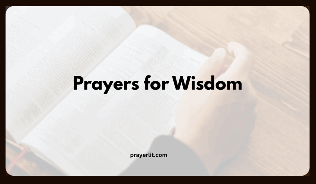 35 Powerful Solomon Prayers for Wisdom 2025 - PrayerLit