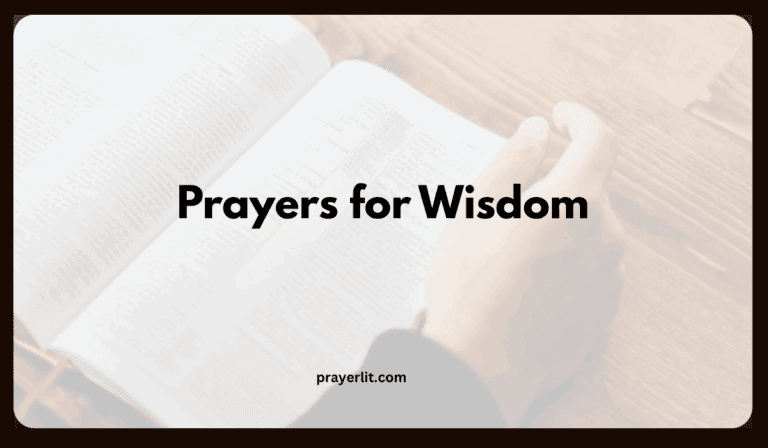 50 Powerful Prayers for Wisdom 2025 - PrayerLit