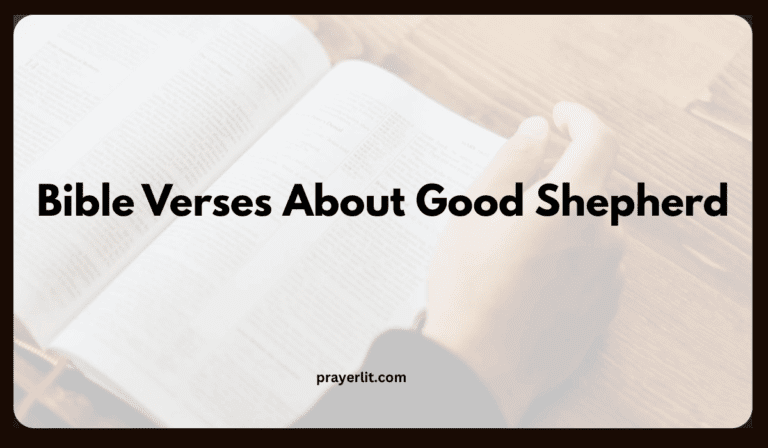 35 Powerful Bible Verses About Good Shepherd 2026 - PrayerLit