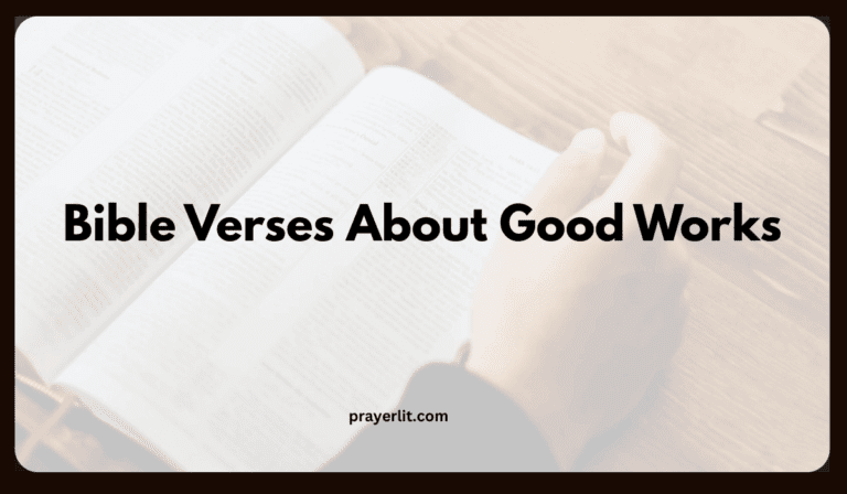 35 Inspiring Bible Verses About Good Works 2025 - PrayerLit
