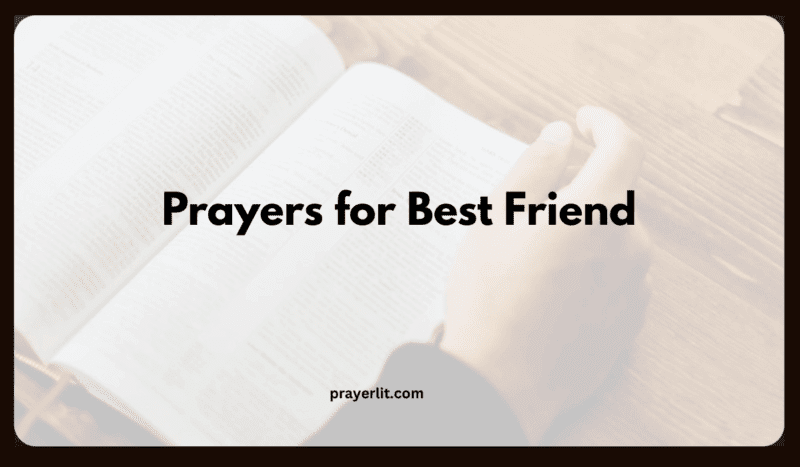 35 Short Powerful Prayers for Best Friend (2026) - PrayerLit