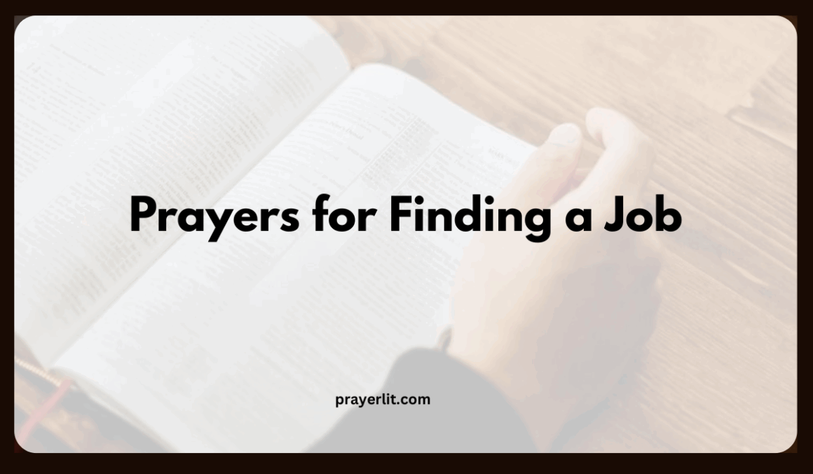 35 Powerful Prayers for Finding a Job 2025 - PrayerLit