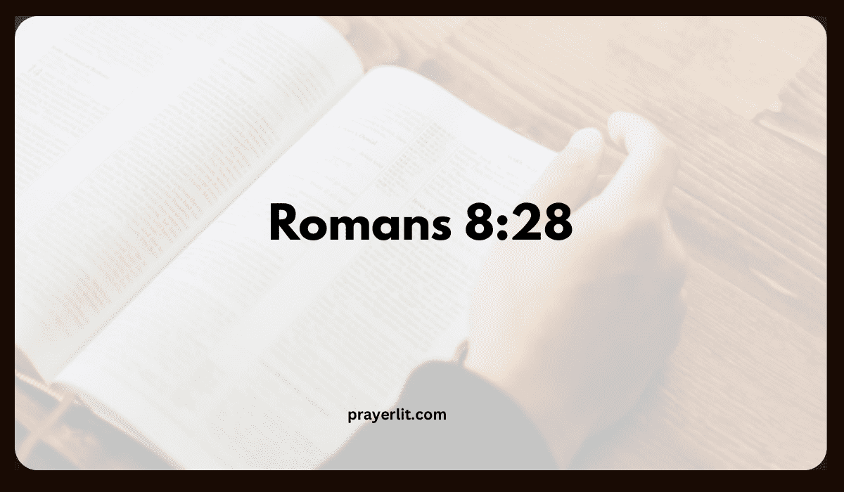 Romans 8 28 Meaning And Commentary PrayerLit Romans 8 28 Meaning And Commentary PrayerLit