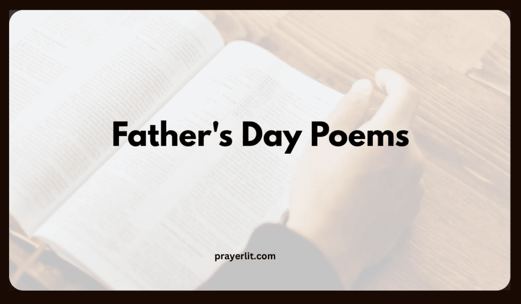50 Happy Father's Day Poems for Dads 2025 - PrayerLit